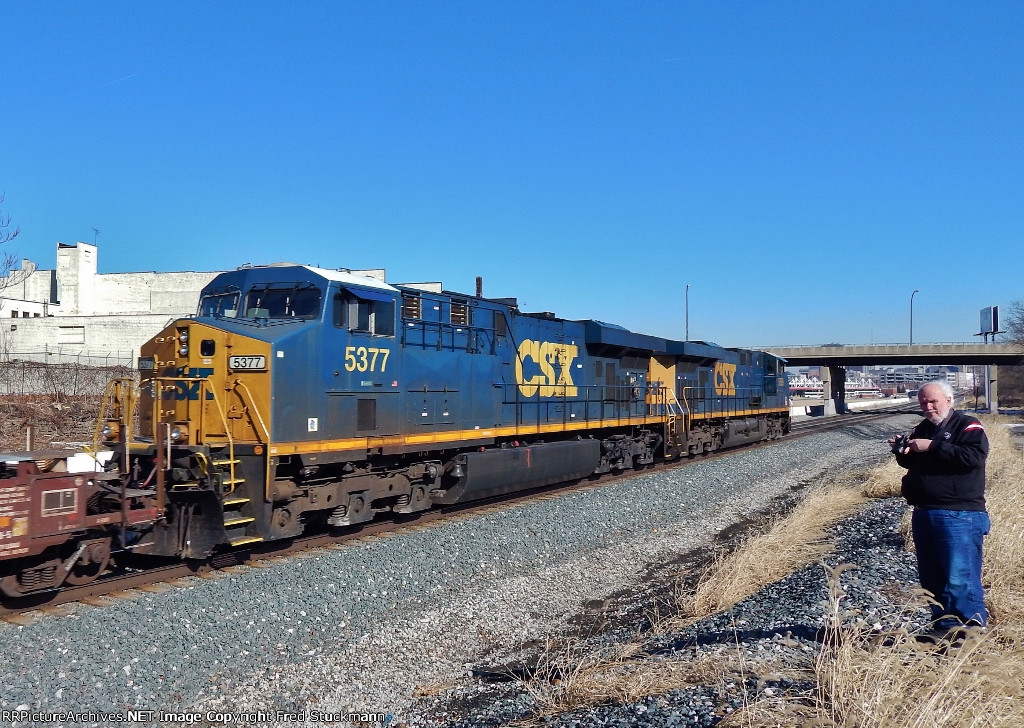 CSX 5377 and Bob Farkas, check him out on rrpa.